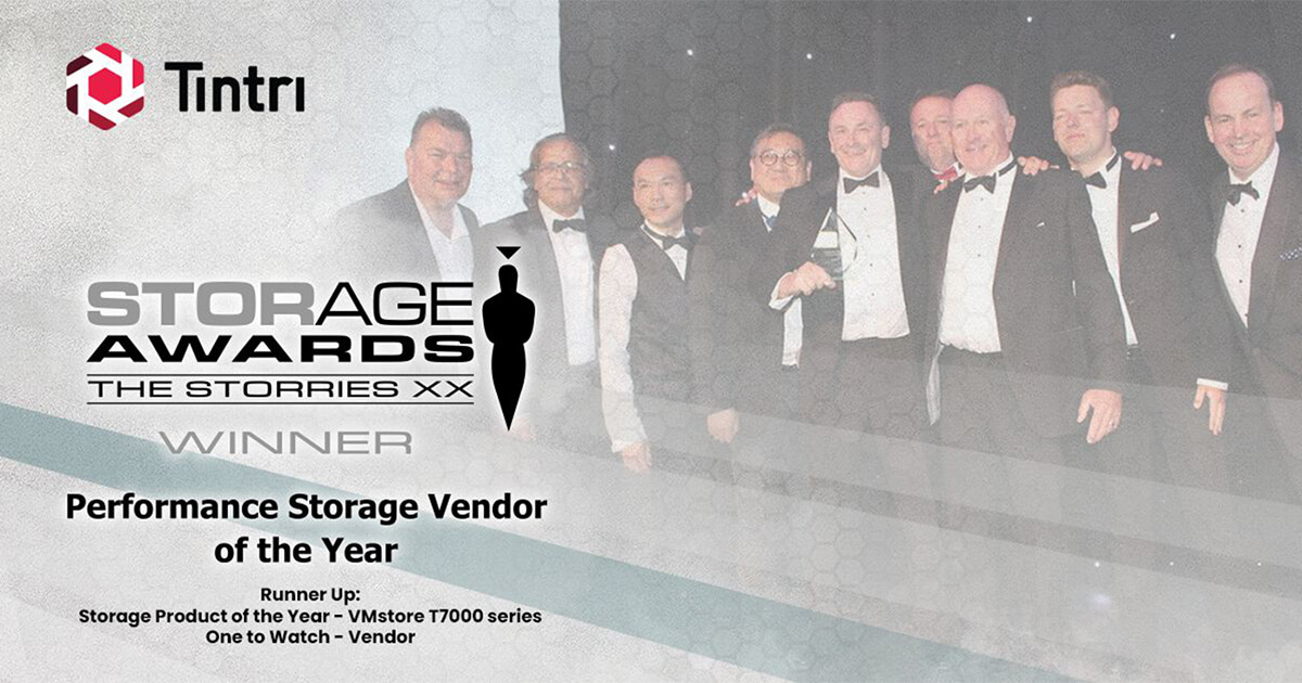 2年連続「Performance Storage Vendor of the Year」受賞 | Tintri by DDN
