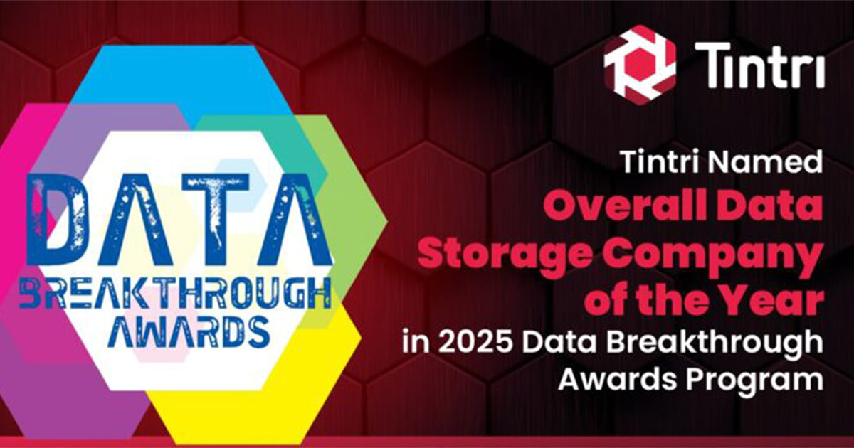 Tintri、Data Breakthrough Awards 2025において「最優秀データストレージ企業」に選出 | Tintri by DDN